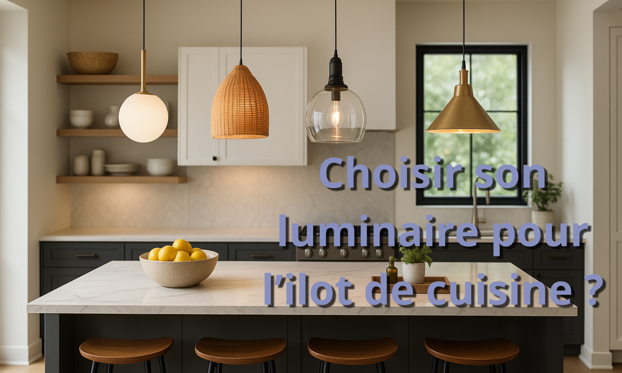 Guide complet: Quel luminaire choisir pour îlot de cuisine ? – Lumiova